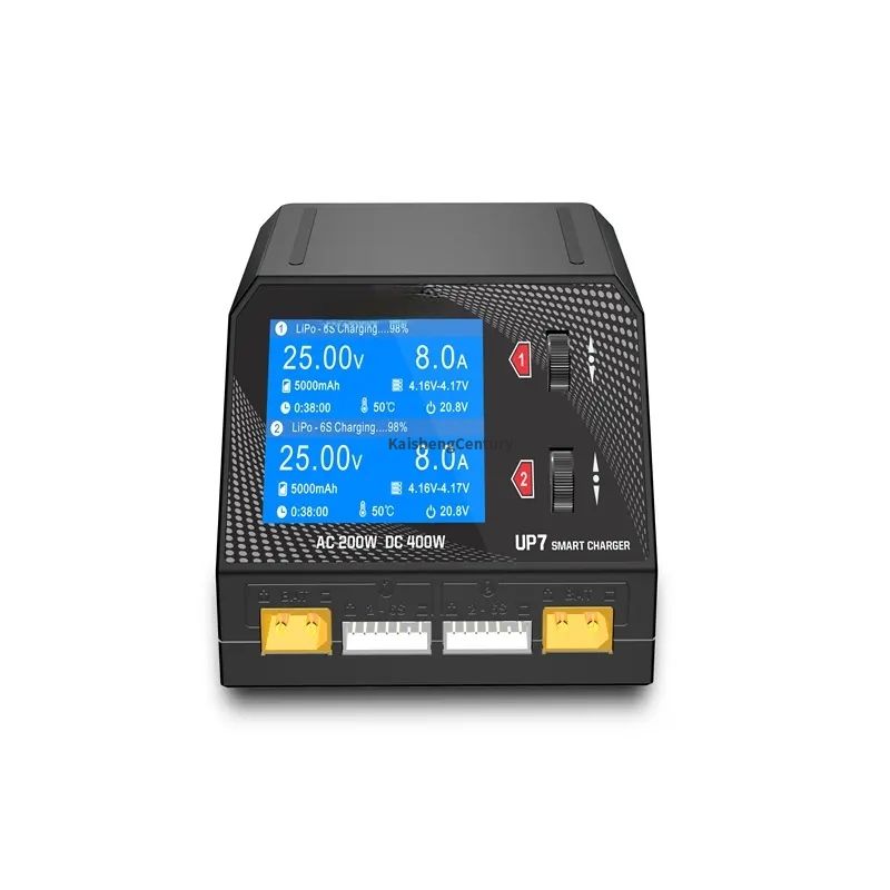 UltraPower UP7 Dual Channel Balance Charger Discharger AC200W DC400W ...