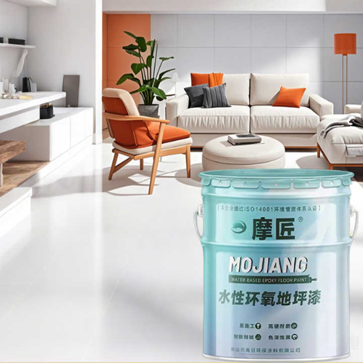 Guangzhou Flake Light Grey Waterborne Epoxy Floor Paint for Residential ...