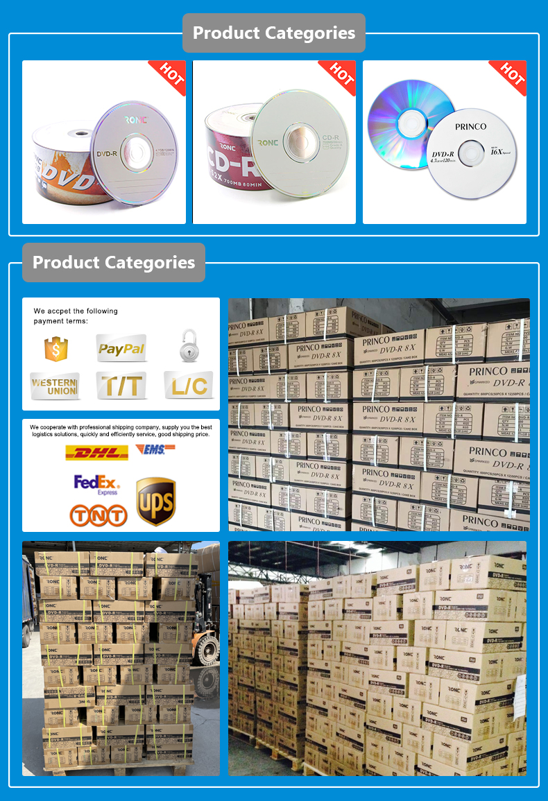Chinese factory bulk printable blank CD Products from Guangzhou Ronc ...