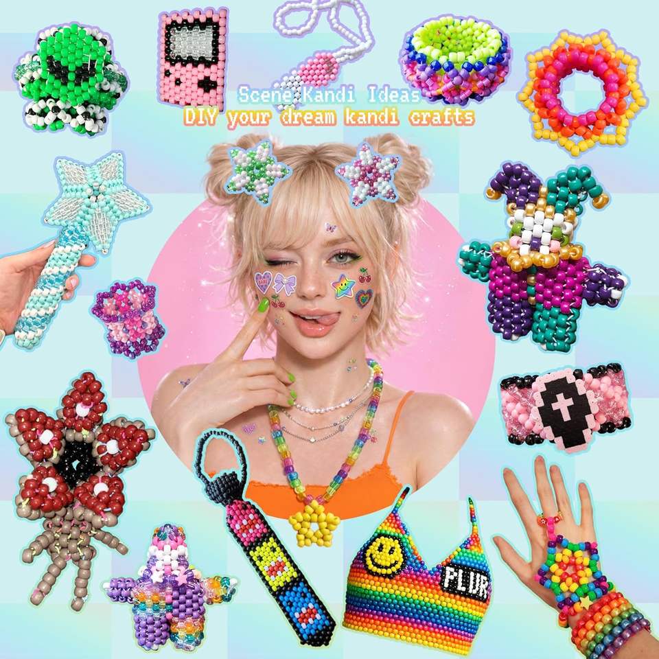 96 Colors 3500Pcs Pony Beads for Bracelets with Letter Bead Friendship ...