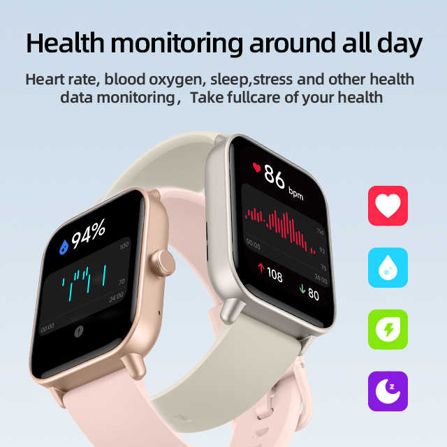 IDW19 Smart Watch - Heart Rate, Spo2, BT Calling Support