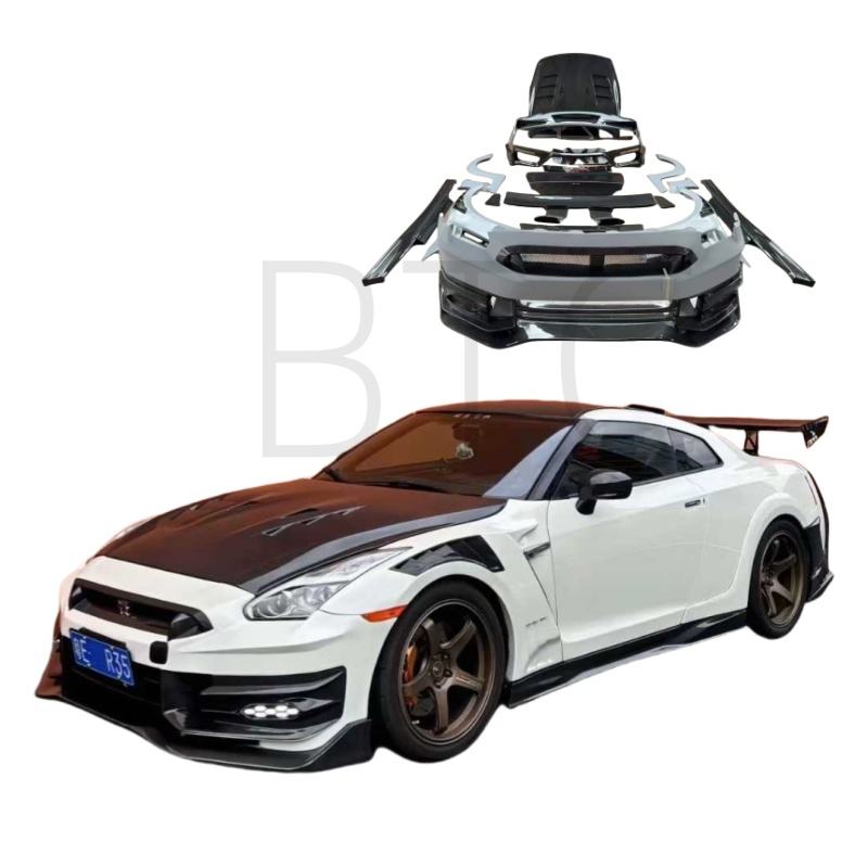 High Quality Car Body Kit for GTR R35 Upgrade 2024 Top Secret Carbon ...