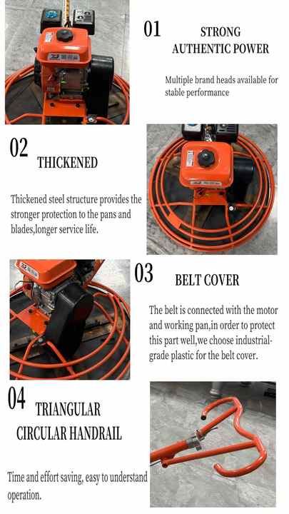 Fast Leveling Hand-held Trowel Machine for Concrete Cement Road ...