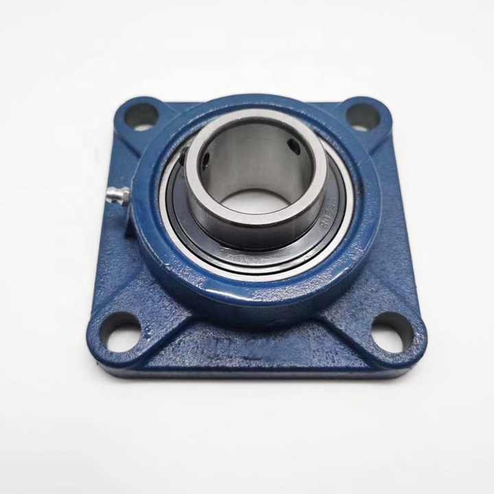 Precision 4-Bolt Flange Bearing F207 UCF 207 Square Flange Mounted ...