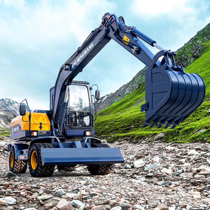 PROMOTION!! 9tons Earth-Moving Machinery Wheel Excavator Machine for ...