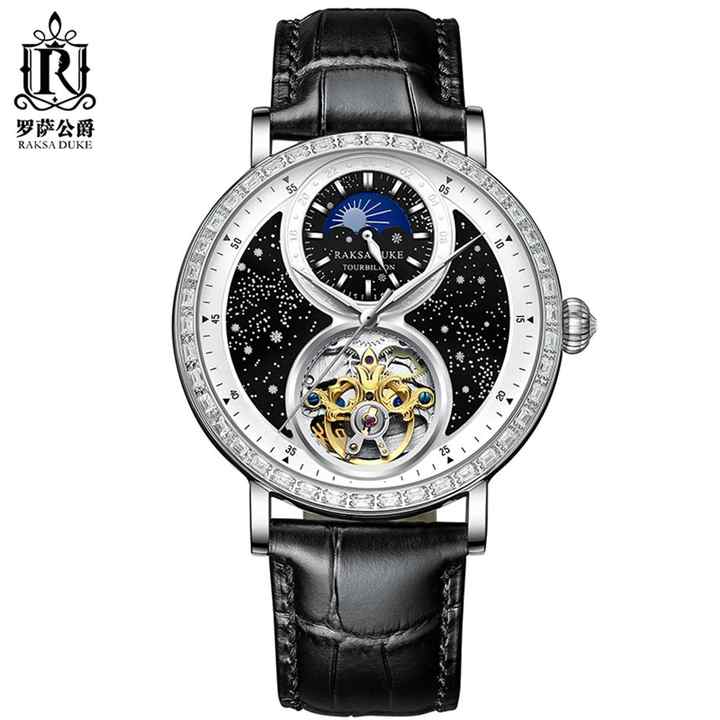RAKSA DUKE New Tourbillon Mechanical Watch - Men's Luxury