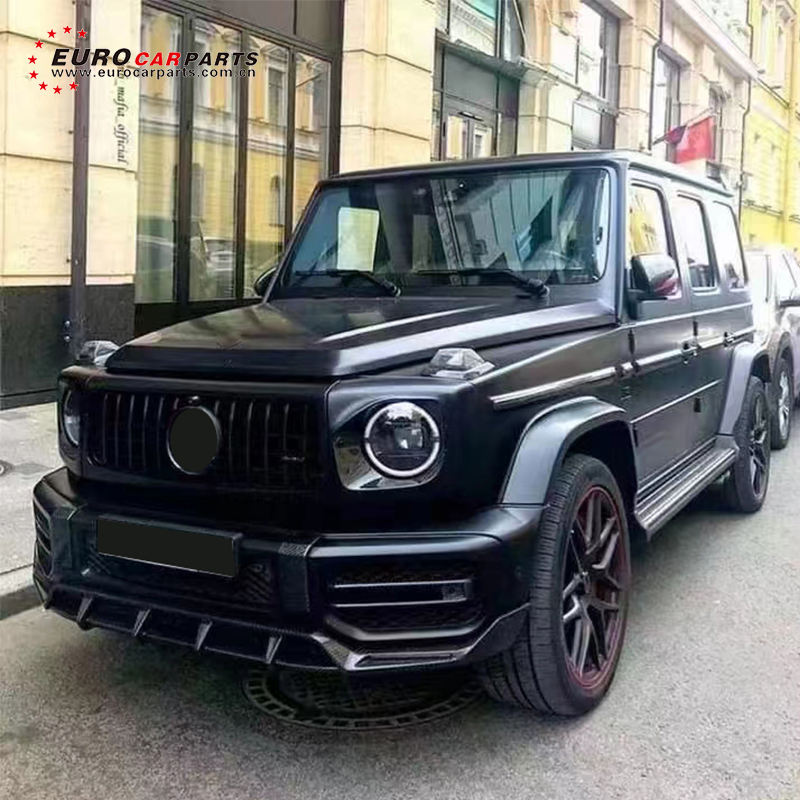 G-class W464 Front Lip & Diffuser - Dry Carbon Fiber Spoilers