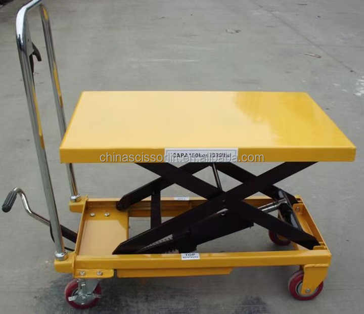Various Specifications Lifting Handling Transporting Hand Lift Trolley ...