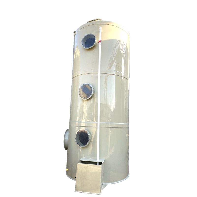 PP HCL Fumes Wet Scrubber for Industrial Exhaust Gas Disposal System ...