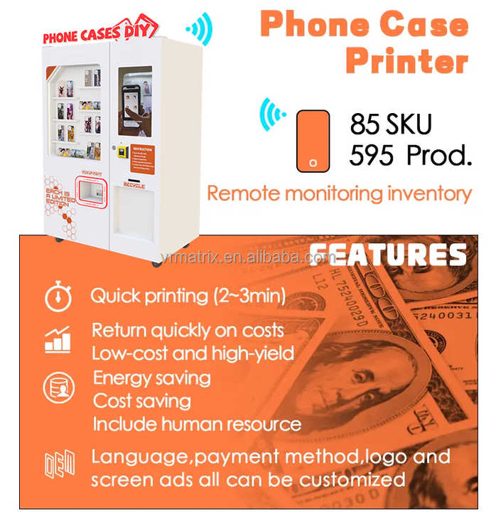 Smart Phone Case Printer Vending Machine - Innovative 2024