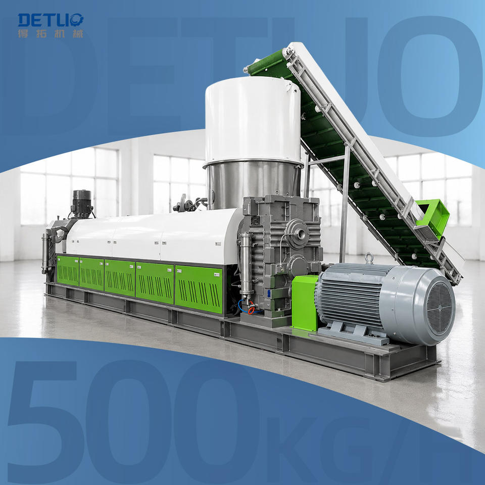 Automatic Plastic Recycling Machine Pelletizer High Output HDPE LDPE PP ...