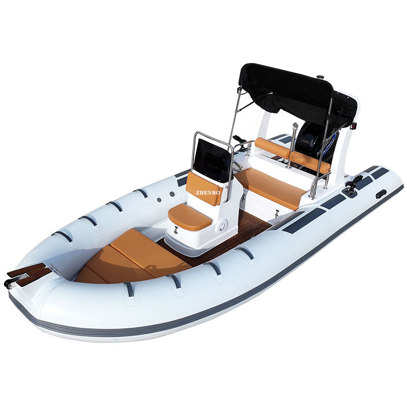 2025 New Design16ft Fiberglass Hull Hypalon Tube Rib Boat Fishing ...