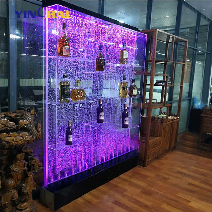 Indoor Screen Partition with Color Changing LED Acrylic Panels
