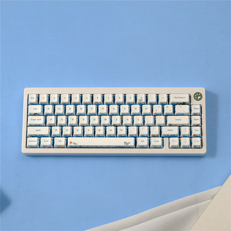 Deep Sea Party Theme Keycaps 143 Keys Pbt Keycap Dye-Sub Cherry Profile ...