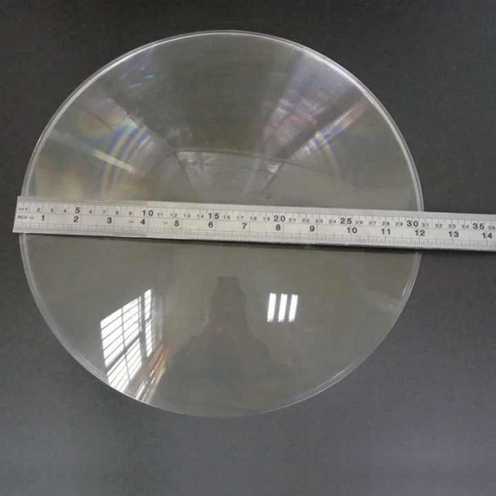 Round clear D30cm Condensing Fresnel Lens Acrylic Lens Scientific ...