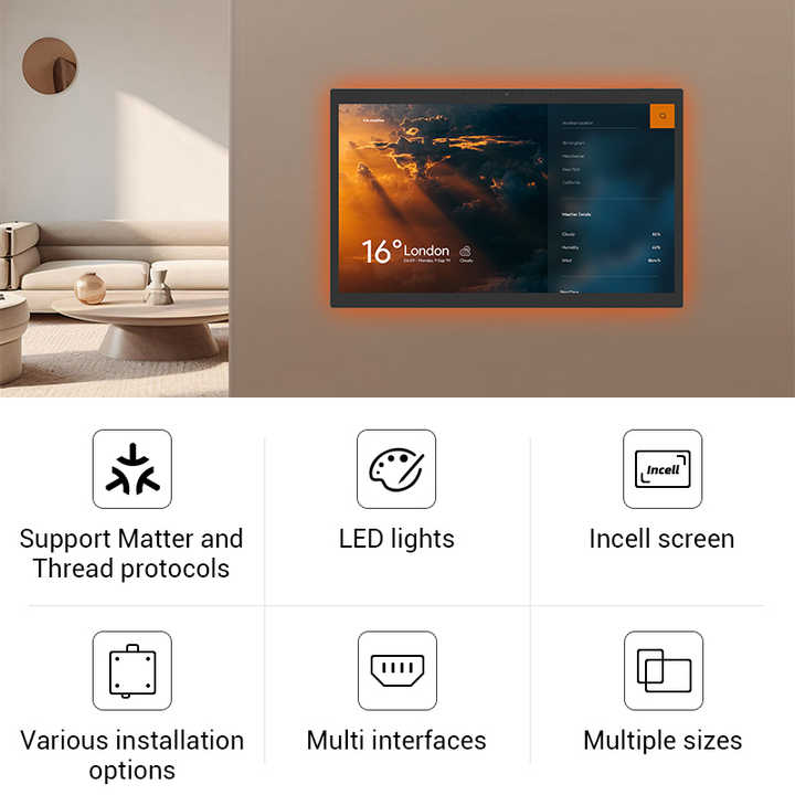 Intelligent Home Control Panel Android System Multi Size Interfaces ...
