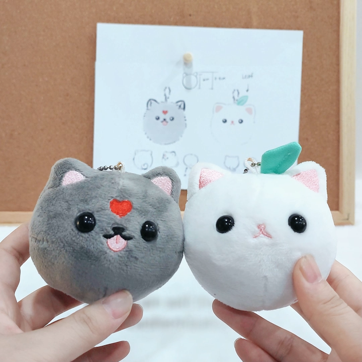 Customizable Anime Kawaii Cute Mini Toys - Plush Keychains