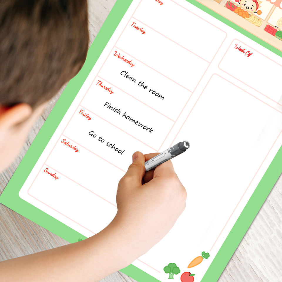 UNI-Felt Educational Tools Magnetic Reward Chart for Toddlers ...