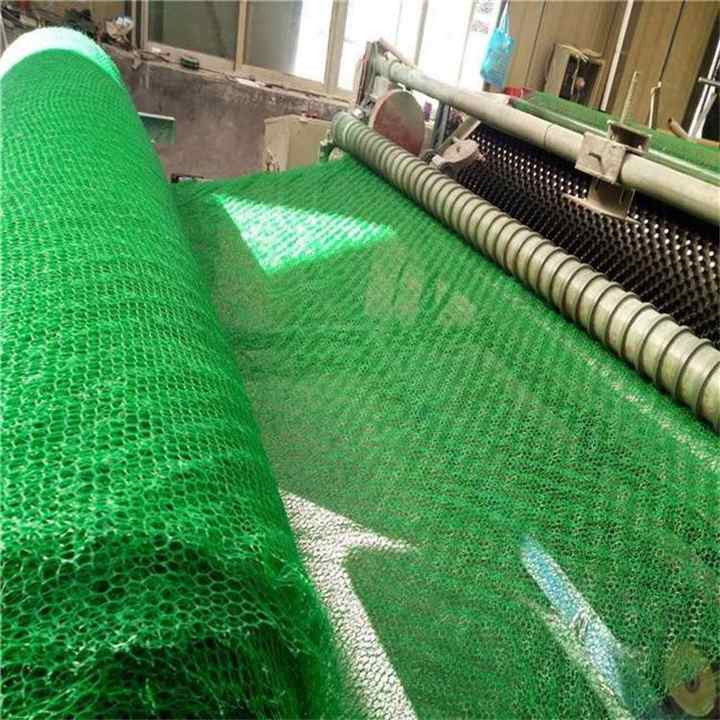 Green 3D Geotechnical Slope protection Net Flat Net Balcony protection ...