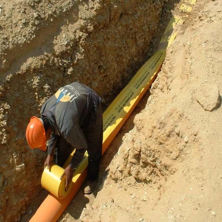 HDPE Protection Cable Covers Electrical Plastic Cable Tiles Underground ...