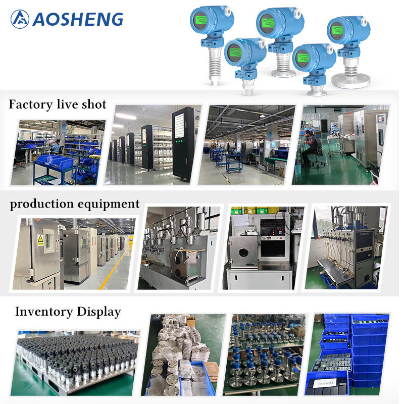 AOSHENG Explosion-Proof Smart Pressure Sensor PTFE IP65 0.1% FS ...