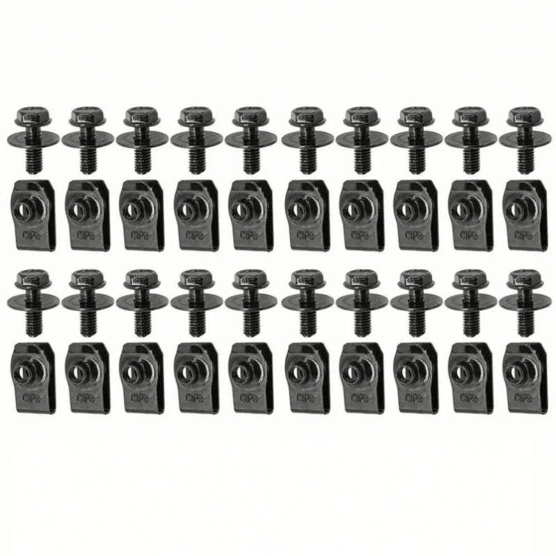 OEM M5 M6 M8 M10 Stainless Steel Aluminum Anodized Spring Clip U Nuts ...