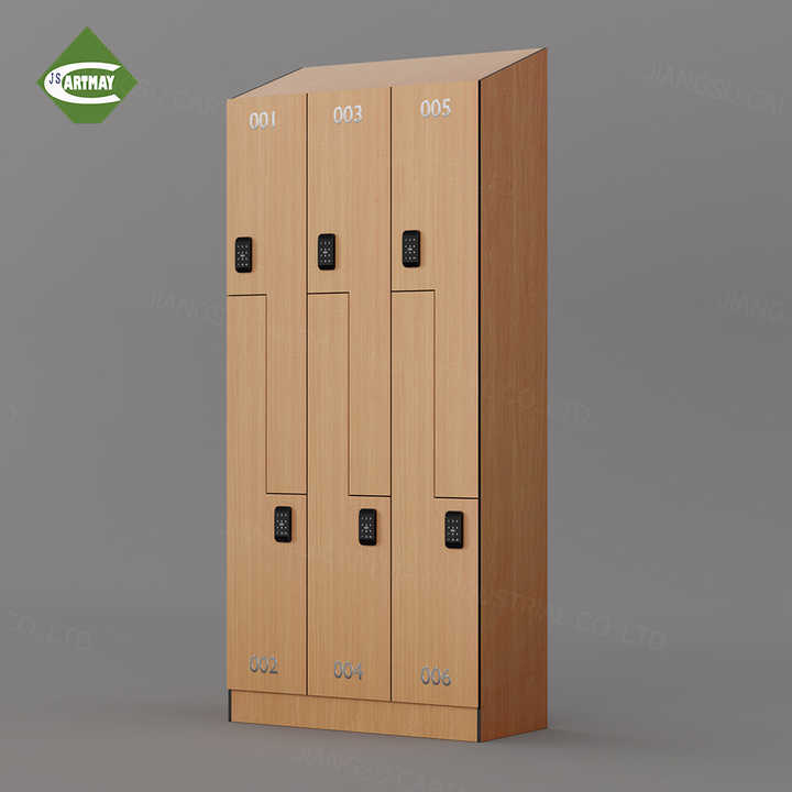 Cartmay Office Staff Locker With Slope Roof Top Design Angled Storage ...