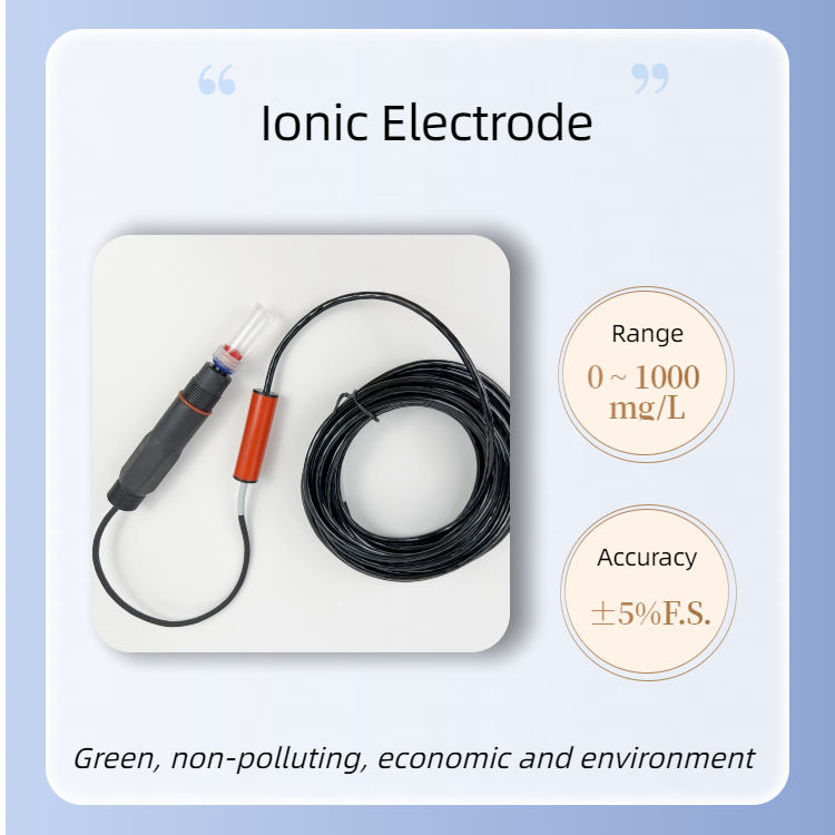 Shrimp Farming Equipment Ionic Electrode Water Quality NH4 Sensor ...