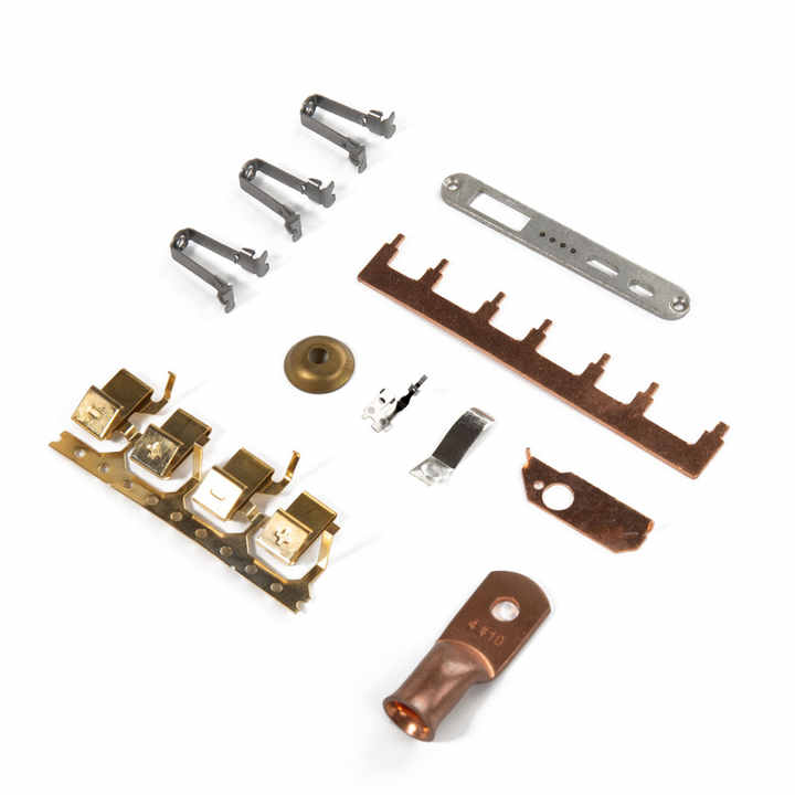 Custom Brass Copper Electric Contact Sheet Metal Fabrication Stamping ...