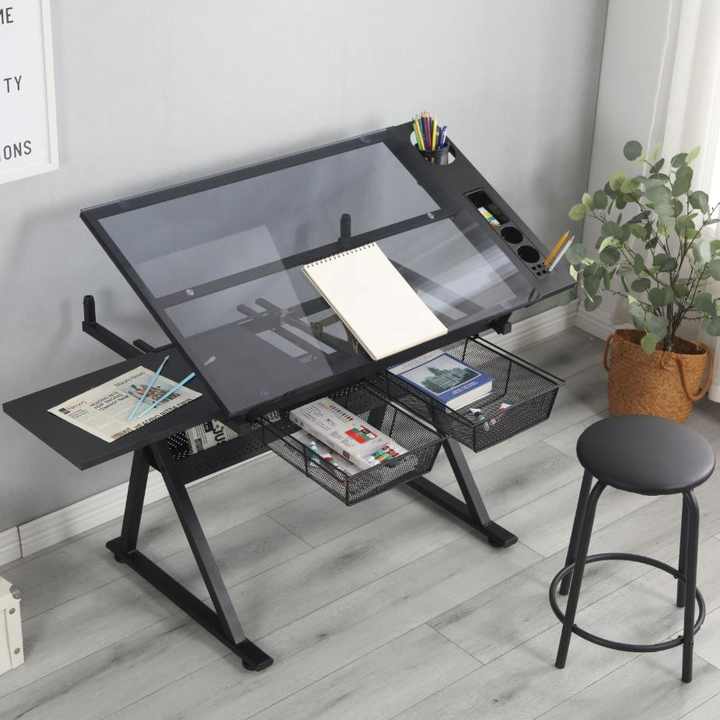 Adjustable Drawing A1 Drafting Table - Perfect for Students