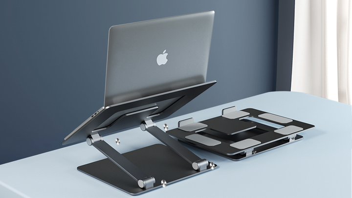 Ergonomic Desktop Aluminum Laptop Riser Custom Laptop Stand Factory ...