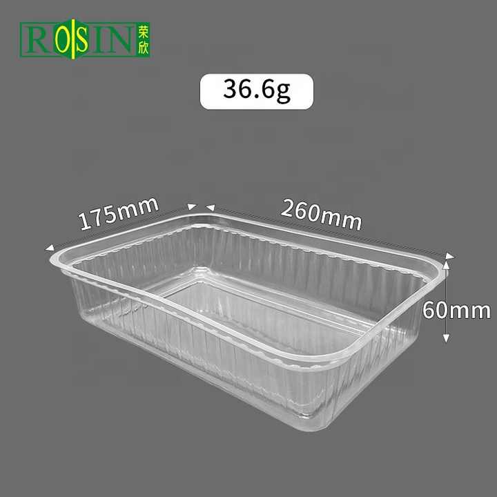 Food Grade Clear PET Fruit Vegetables Container Fruit Tray Plastic ...