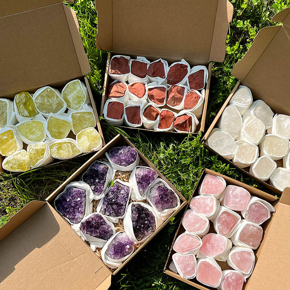 Customized Crystal Box Set - Natural Healing Raw Crystals