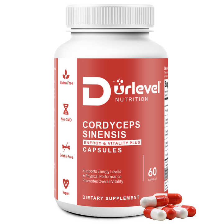 High Potency Cordyceps Sinensis Powder Capsules Fast Absorption 30 ...