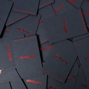 Custom Business Cards - Luxury Matte & Foil Design