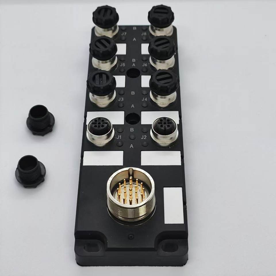 GSEE PLC Analog Input Junction Box Model JB8M12-4-T-R IP67 Pollution 3 ...