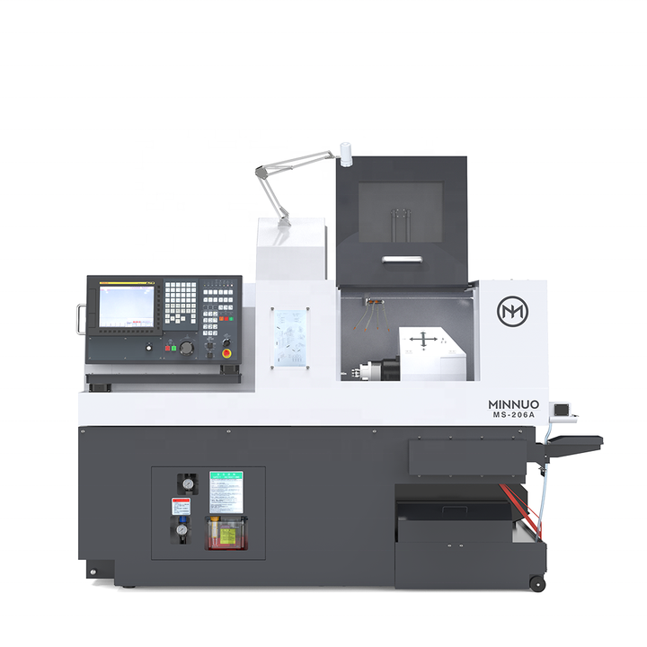 High-precision 6-Axis Swiss Lathe Machine with Dual Spindles
