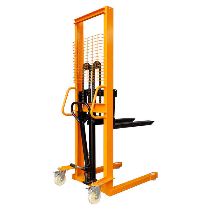 5 meter lift height pallet stacker hand mini lifter stacker forklift ...