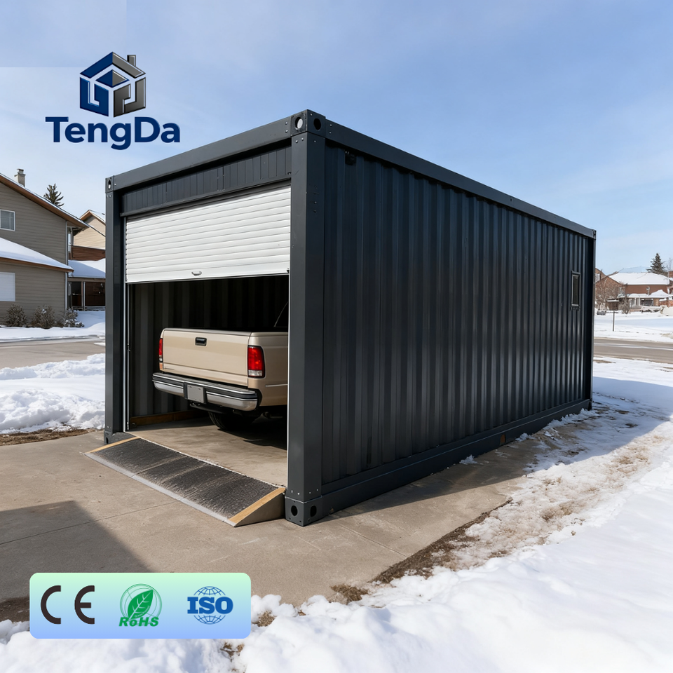 Multi-Functional Container Garage for Home Office Gym Hotel Outdoor ...