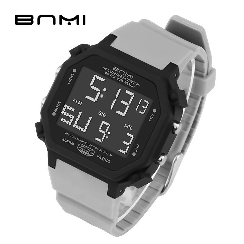 BNMI New Model Business Sports Wristwatch Unisex 30M Waterproof Digital ...