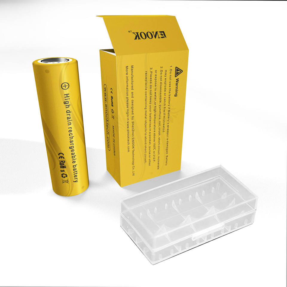 Enook 18650 LiFePO4 Lithium-ion Rechargeable Battery for E-bike/E ...