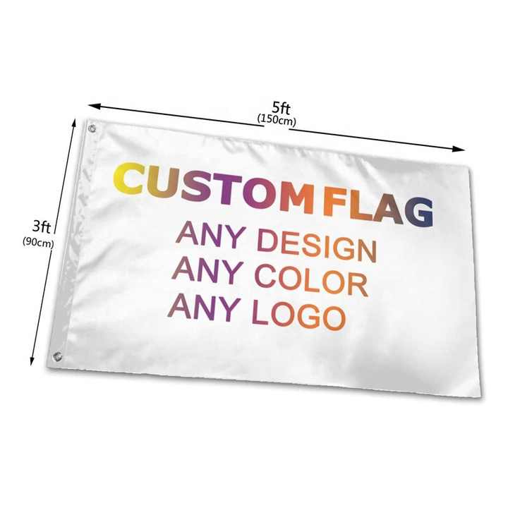 Custom Flags - Promotional 3x5ft Double Sided Sublimation