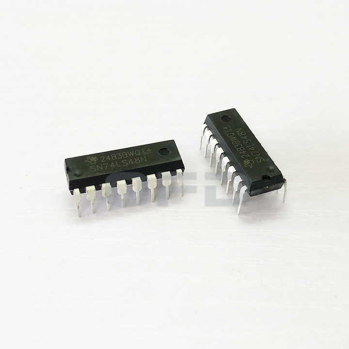 SN74LS48N DIP-16 Decoders/Drivers Through Hole Integrated Circuit ICs BCD to 7 Segment Decoders ...