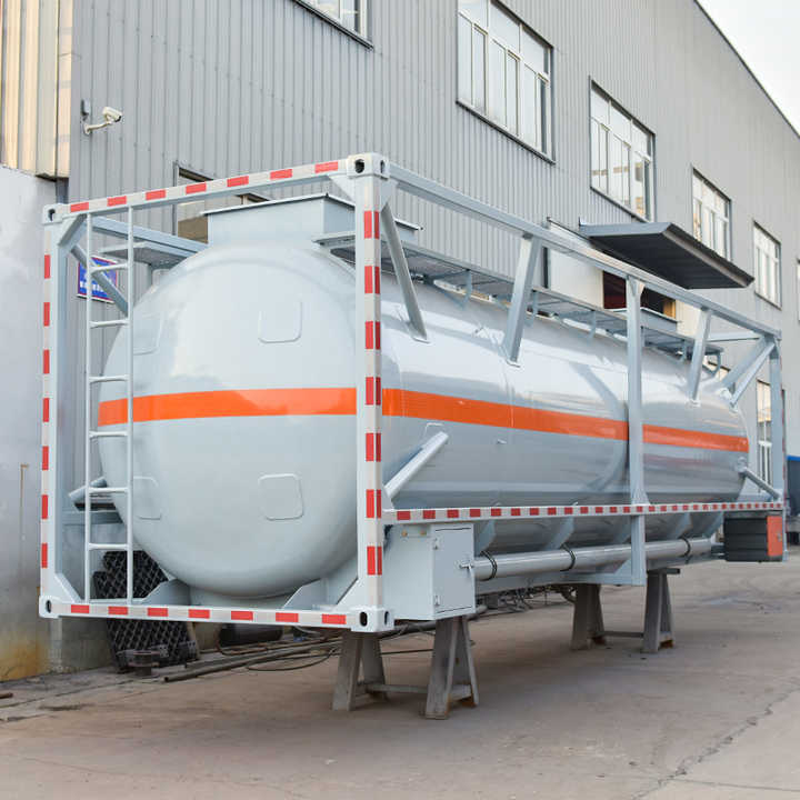 20FT 30FT 40FT Fuel Oil Tank HF Acid 28 24m3 ISO Container Tank