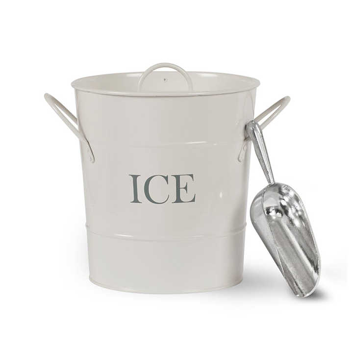 Galvanized Iron Ice Bucket Double Wall Galvanized Iron Ice Bucket Set ...