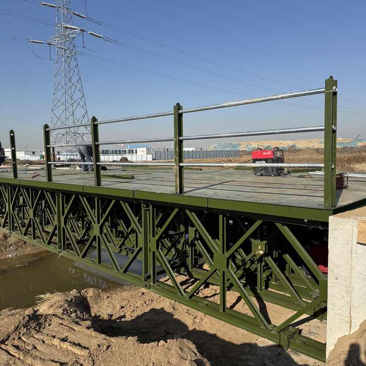 High Strength Bailey Bridge Modular Steel Truss Frame Pedestrian ...