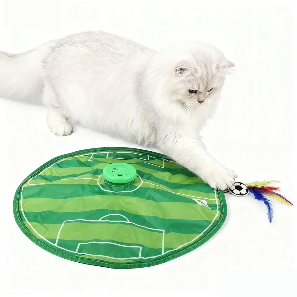 FIFA World Cup Official Licensed Pet Toy Inteactive Cat Feather Teasing ...