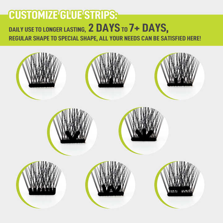 Custom logo Glueless Diy Lash Clusters Vegan Cruelty Free Self Adhesive ...