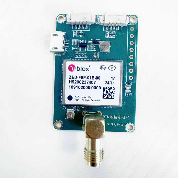 High Precision ZED-F9P RTK GNSS/GPS Receiver Board with USB and SM a ...