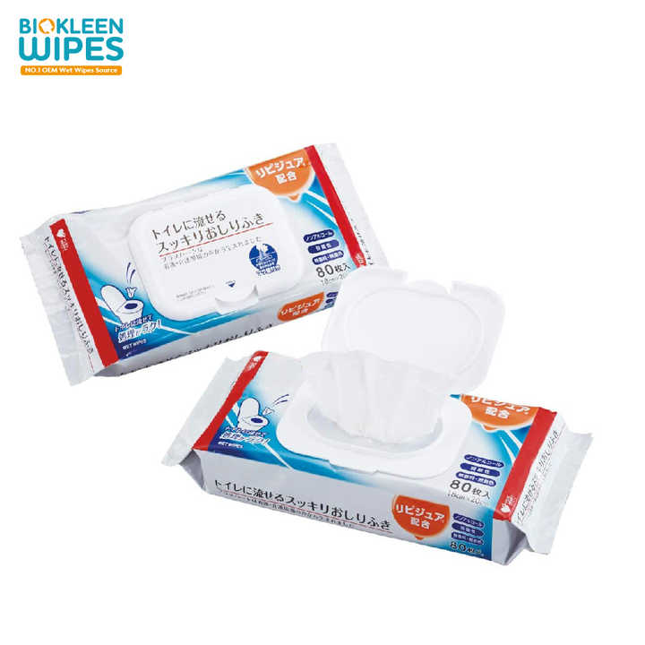 Biokleen wipes that can be flushed in the toilet 72 pieces pack adult ...